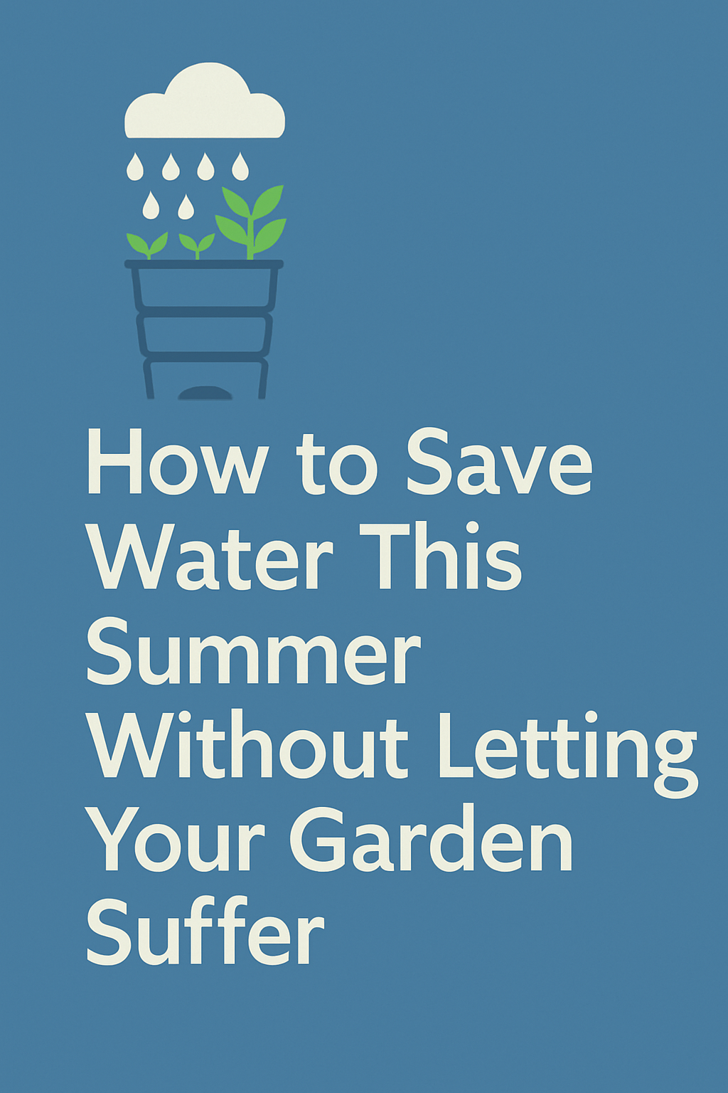 💧 How to Save Water This Summer Without Letting Your Garden Suffer ...